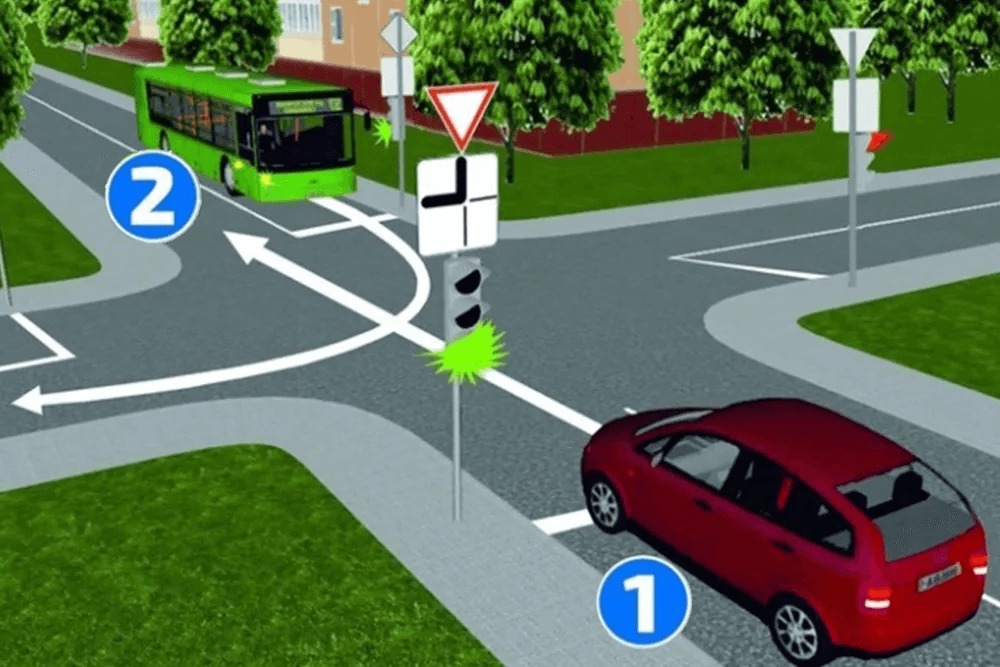 Which car has priority? Few people know the answer - ReadBakery