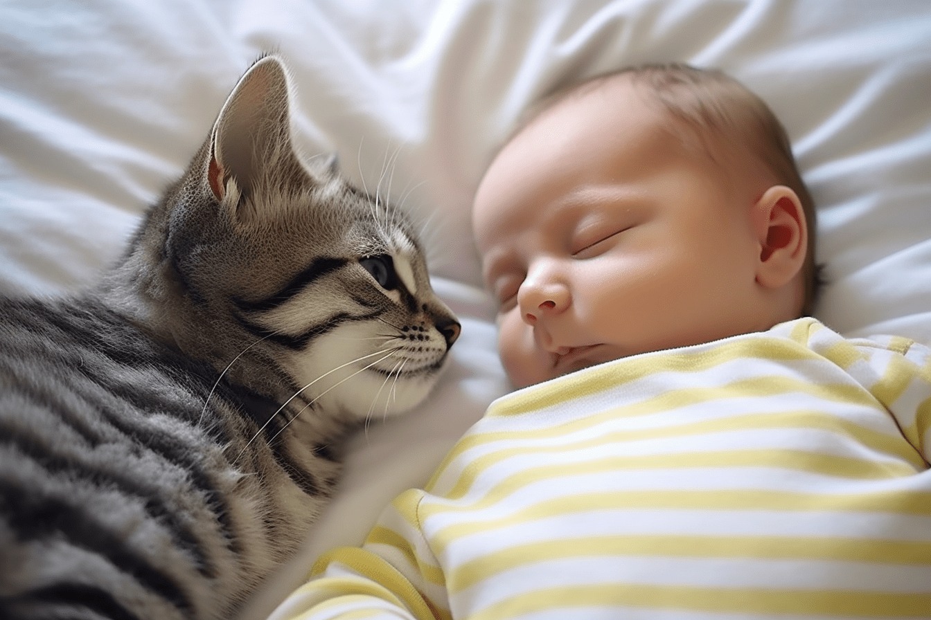 Cat won't let baby sleep alone - parents call the police when they find ...